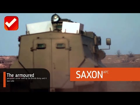 THE SAXON APC OF BRITISH ARMY