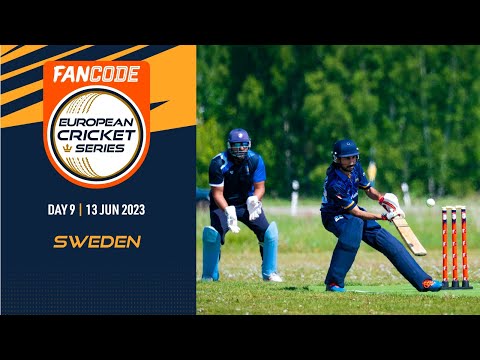 🔴 FanCode ECS Sweden, 2023 | Day 9 | T10 Live Cricket | European Cricket