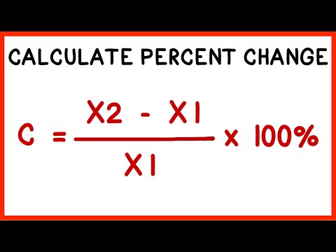 How to Calculate Percent Change
