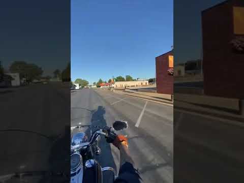 Cruising through small town Monett Missouri with my Wife.