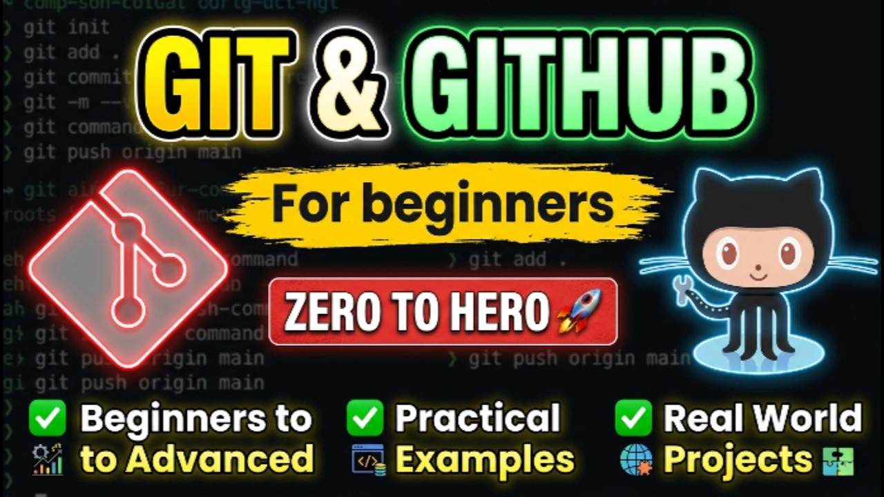 Git & GitHub Tutorial for Beginners | Complete Course 2026