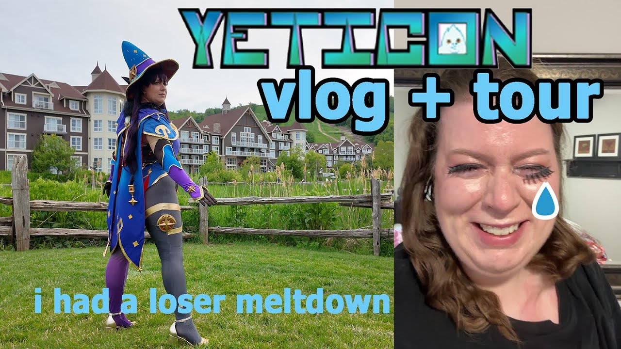 YetiCon 2025: anime convention VLOG in cosplay and I had a meltdown like a nerd