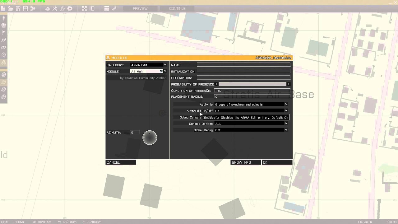 ARMAEdit Main Module