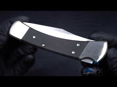 Buck Model 110 Elite Automatic S30V Blade G10 Inlays Nickel Silver Bolsters