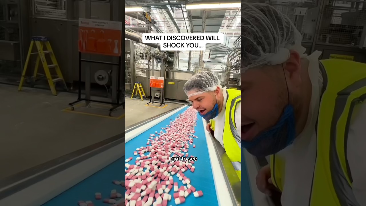 Inside the Squashies factory! 🤯 #sweets #factory