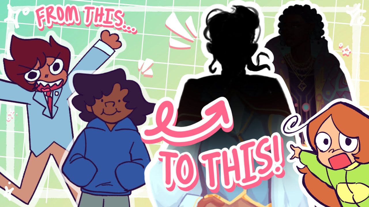 redesigning some of my old OC's!! ☆ art + commentary