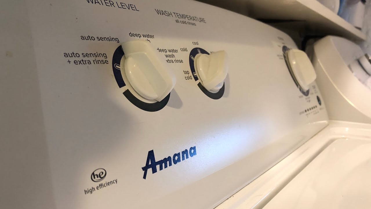 Amana NTW4516FW1 - Full Diagnostic Self Test Demonstration