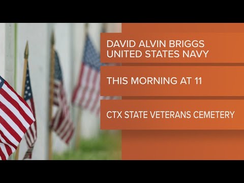 US NAVY Veteran burial scheduled today, Central Texans urged to attend