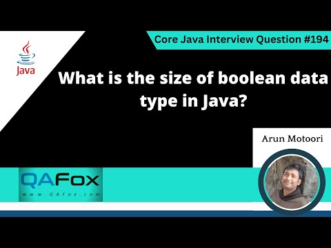 What is the size of boolean data type in Java (Core Java Interview Question #194)