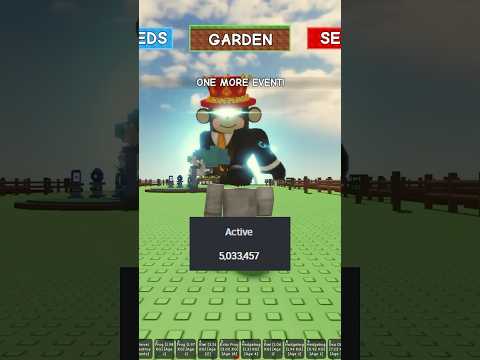 Grow a Garden casually getting the second highest player count in Roblox history😮 #growagarden