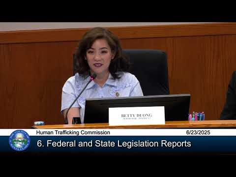 SCC Human Trafficking Committee June 23, 2025 2:00 pm