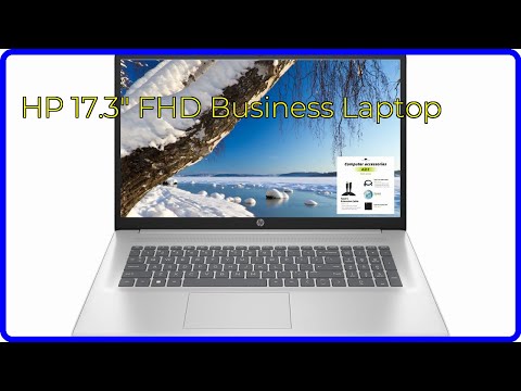 REVIEW (2024): HP 17.3" FHD Business Laptop. ESSENTIAL details.