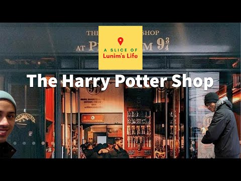 The Harry Potter Shop at Platform 9 3/4 in King's Cross Station!