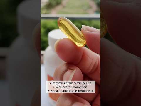 Omega 3 fish oil supplements | Omega 3 Fish Oil Benefits #omega3 #fishoil #shorts