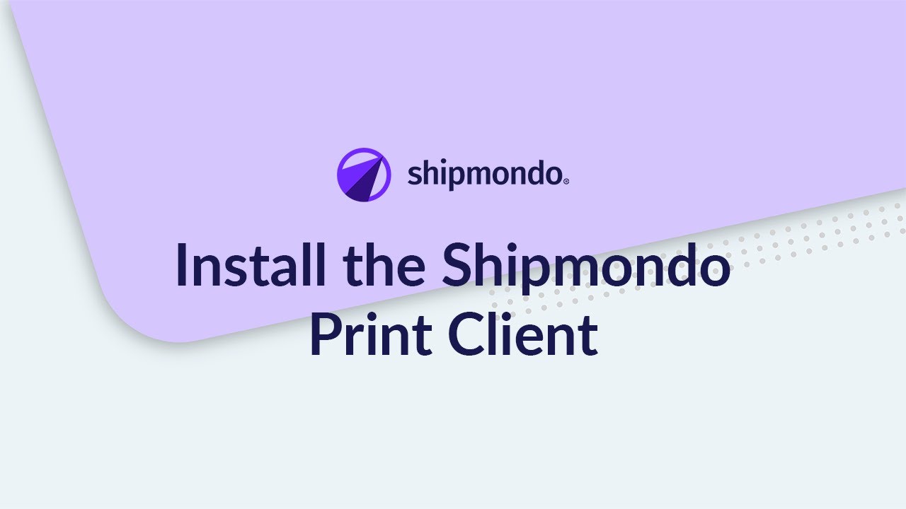 Install the Shipmondo Print Client
