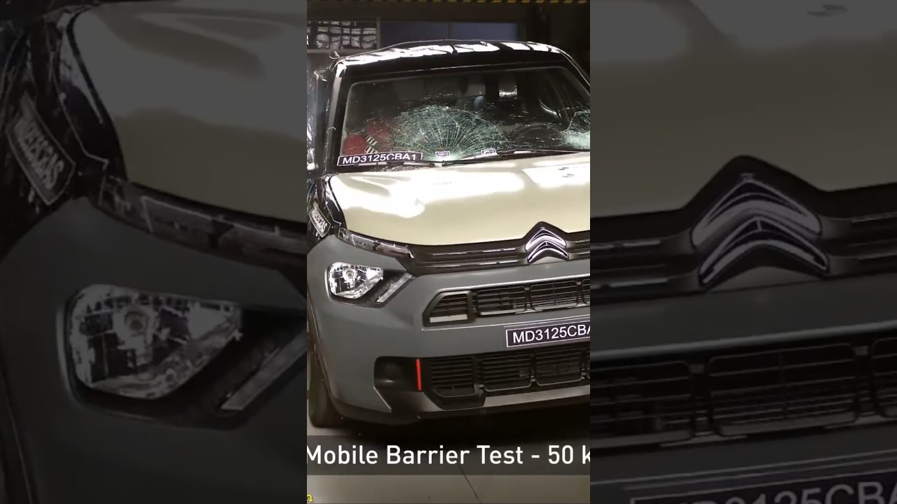 Citroen Basalt Latin Ncap Safety rating 0 Star...... #cars #safercars #saftyfirst #citroen #basalt