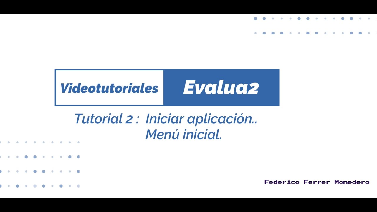 Evalua2: Tutorial 2