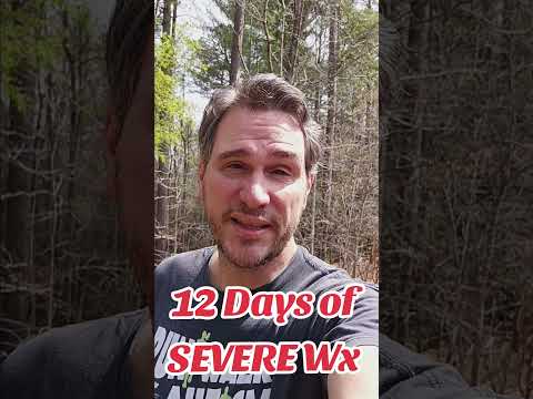 12 Days of SEVERE Weather #tornadoes #highwind #hail #forecast