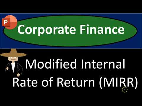 Modified Internal Rate of Return (MIRR) 1230