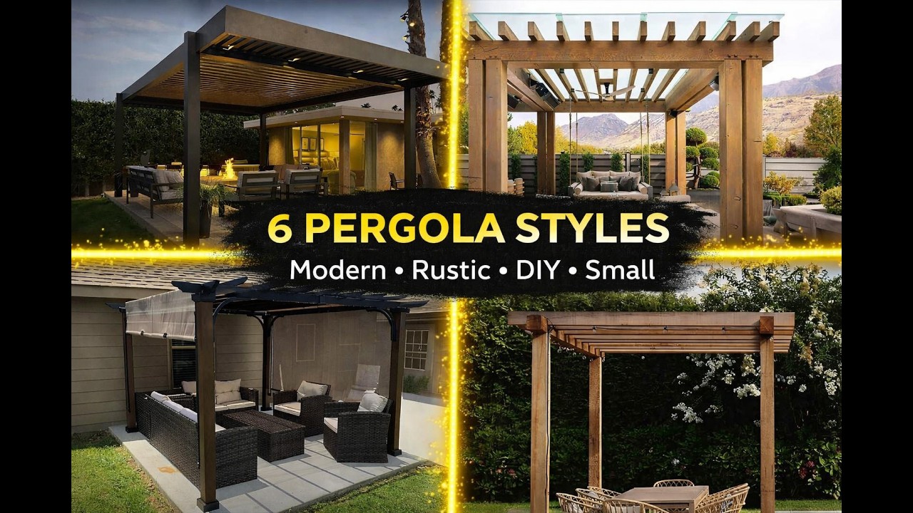 6 Pergola Styles to Transform Your Outdoor Space