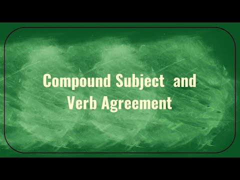 Grammar Wired! 7th Grade Compound Subject and Verb Agreement