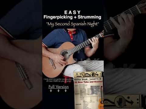 Spanish Guitar. Easy Tabs with tutorials by Martin Patrick. #shorts