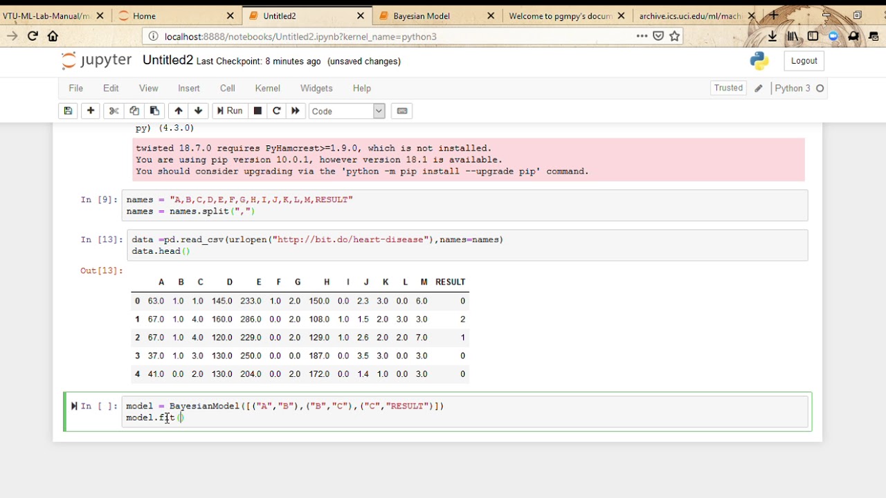 Bayesian Network -7 | Machine Learning-Python