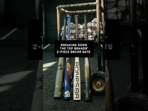 Understanding the top brands’ 2-piece BBCOR bats #warstic #baseballbat