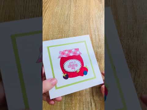 Jam Jars - Lovely Jars full of Paper Jam #cardhandmade #cardcreations #Jam #carddesigner
