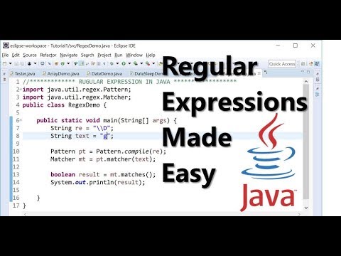 Regular Expressions Made Easy with Java - 2019 Tutorials