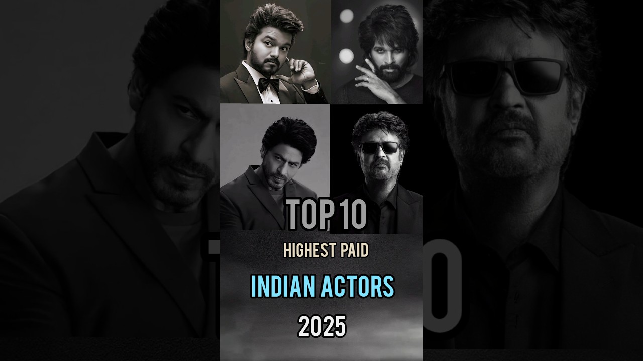 Top 10 Highest Paid Indian Actors 2025 | Top 10 Most Paid Actors in India 2025 #top10 #shorts #top5