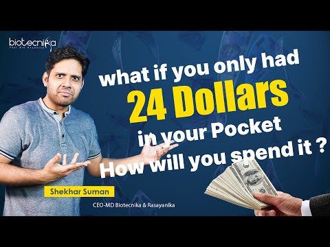 What If You Had Only 24 Dollars in Your Pocket, How Will You Spend It?