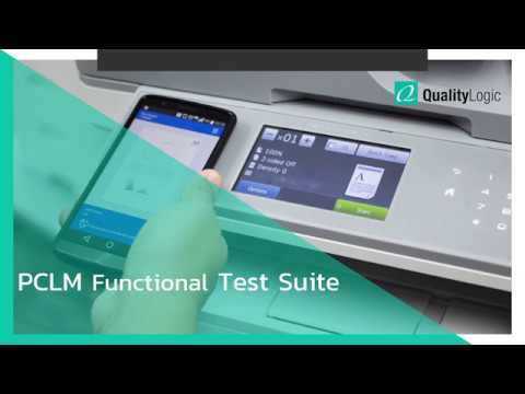 PCLm Functional Test Suite - Automated Test Tool for the PCLm Specification