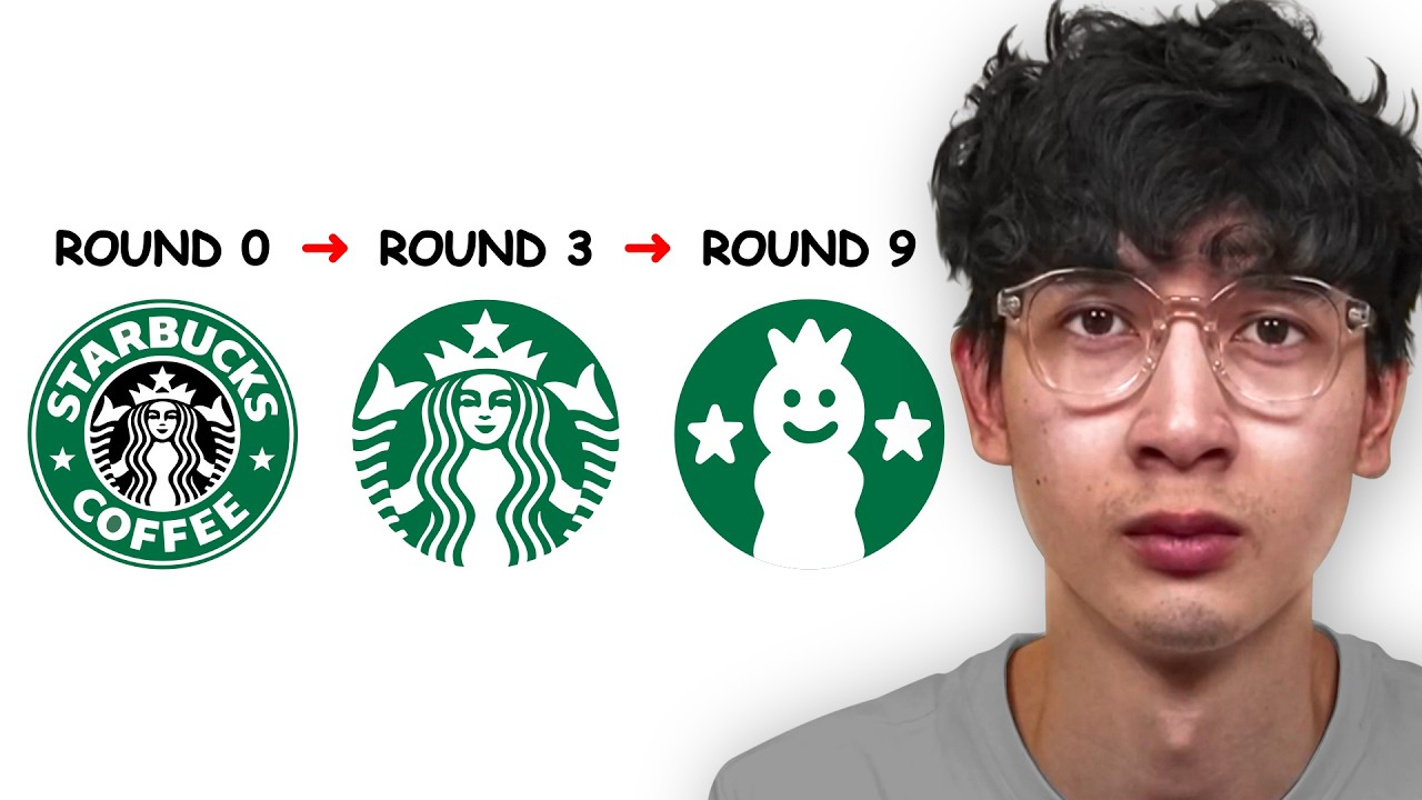 I Forced AI To Oversimplify Logos Until They Looked Sh*t