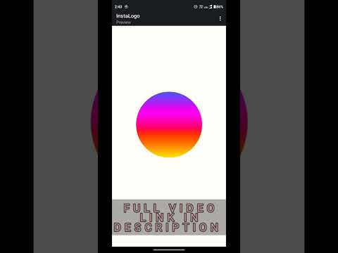 INSTAGRAM LOGO ANIMATION | HTML and CSS | ON ANDROID PHONE | #htmlcss #html #css