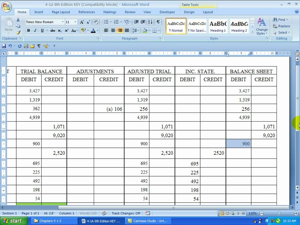 Chapter 4, Problem 4-1A Part 2.avi