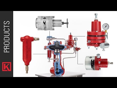Kimray High Pressure Control Valve Package Part Names and Functions
