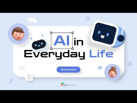 AI in Everyday Life powerpoint animation template