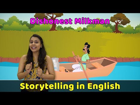 Dishonest Milkman Story in English | Moral Stories in English For Kids | Storytelling in English
