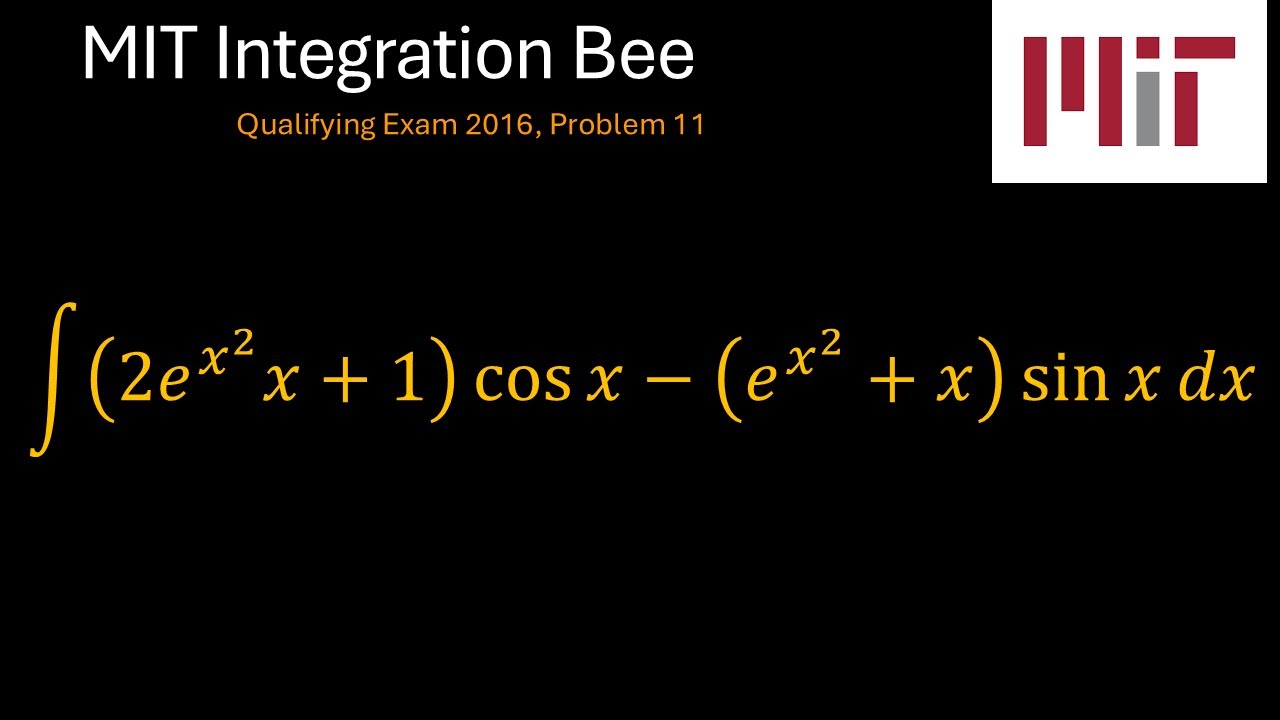 MIT 2016 Integration Bee Qualifying Exam, Problem 11