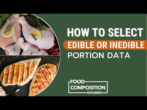 Edible/inedible portion: what affects and where to find it?