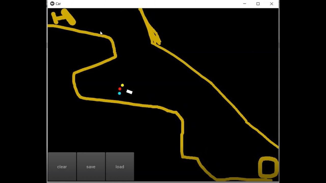 Self driving car implementation using Python and AI