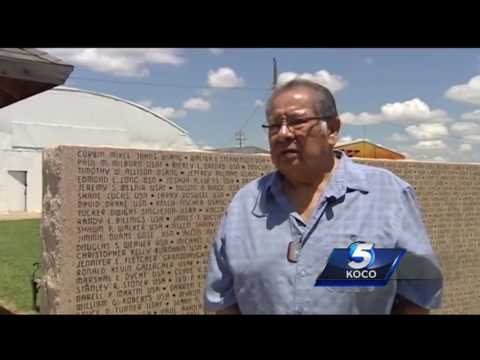 Family remembers son as name etched into Enid living memorial wall