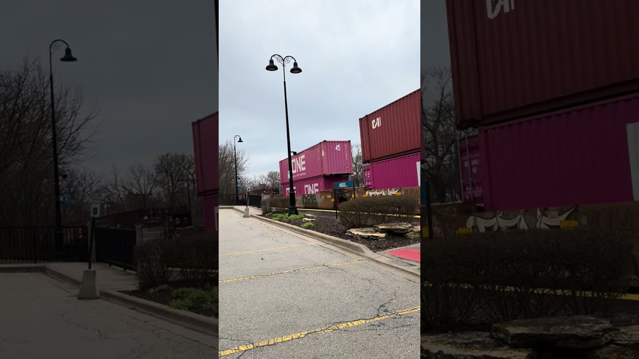 Union Pacific Train with engines 6651 and 7732 Lockport Illinois 3/26/2026