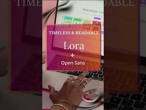 Discover The Best Professional Font Pairings In Canva