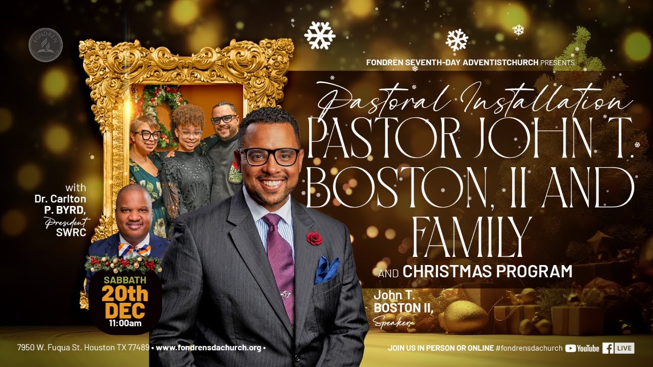 Pastoral Installation & Christmas Service 12/20/25 
