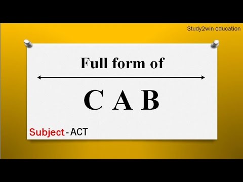 CBA ka full form | Full form of CBA in English | Subject - MEDICAL