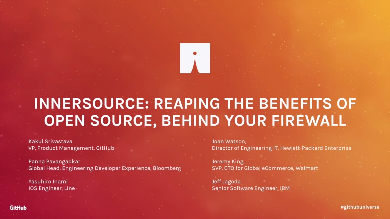 InnerSource: Reaping the Benefits of Open Source, Behind Your Firewall