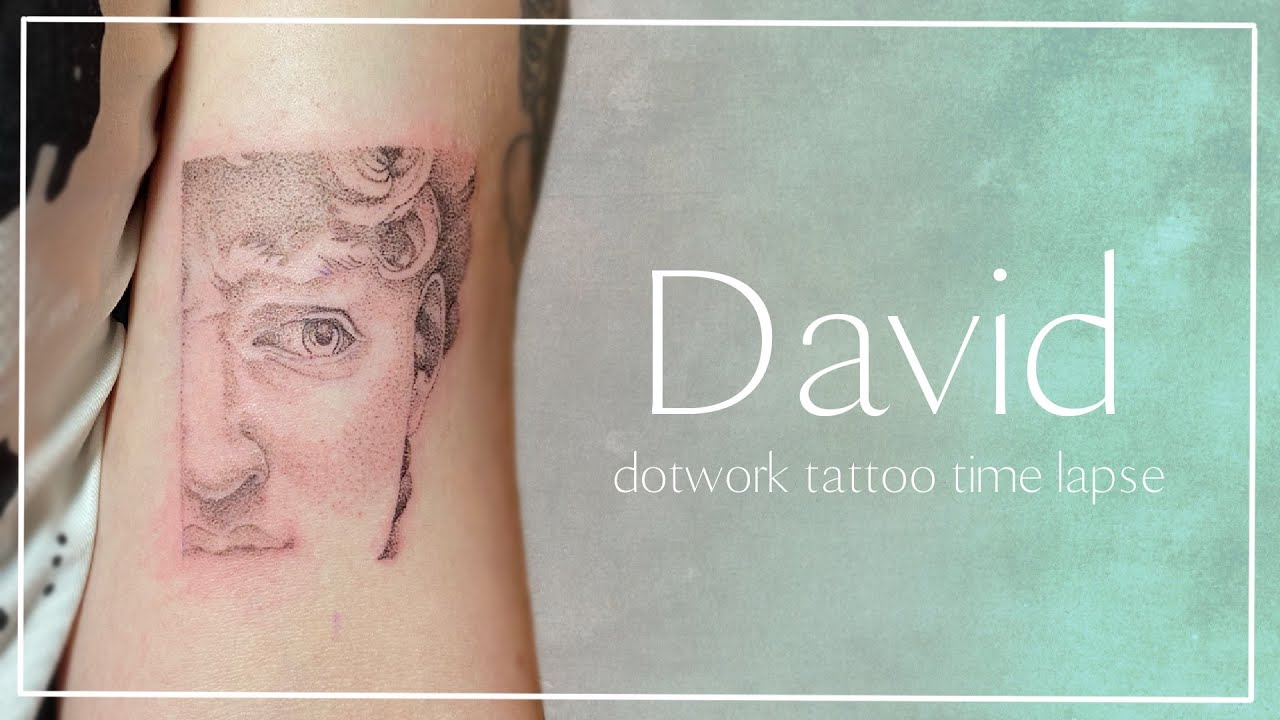 Dotwork David Tattoo Time Lapse