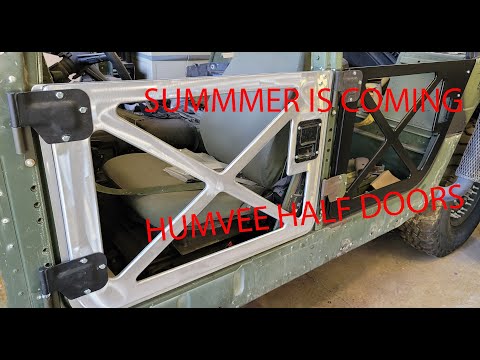 HUMVEE, HMMWV, HUMMER Half Doors